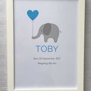 Baby Birth Frame.new Baby Gift.baby Details Frame.new Baby - Etsy