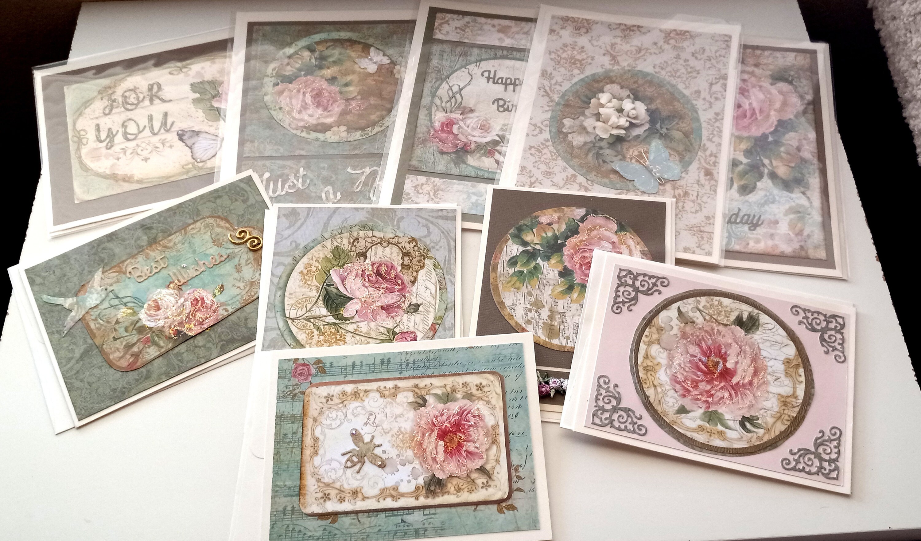 Handmade Greeting Card Folio With Cards - Etsy