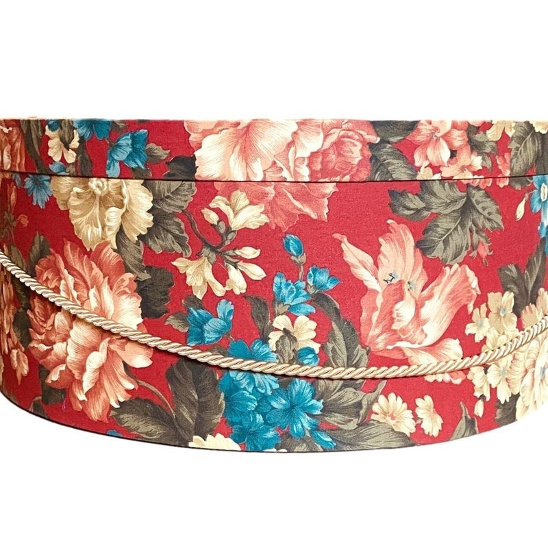Round Hat Box - Etsy