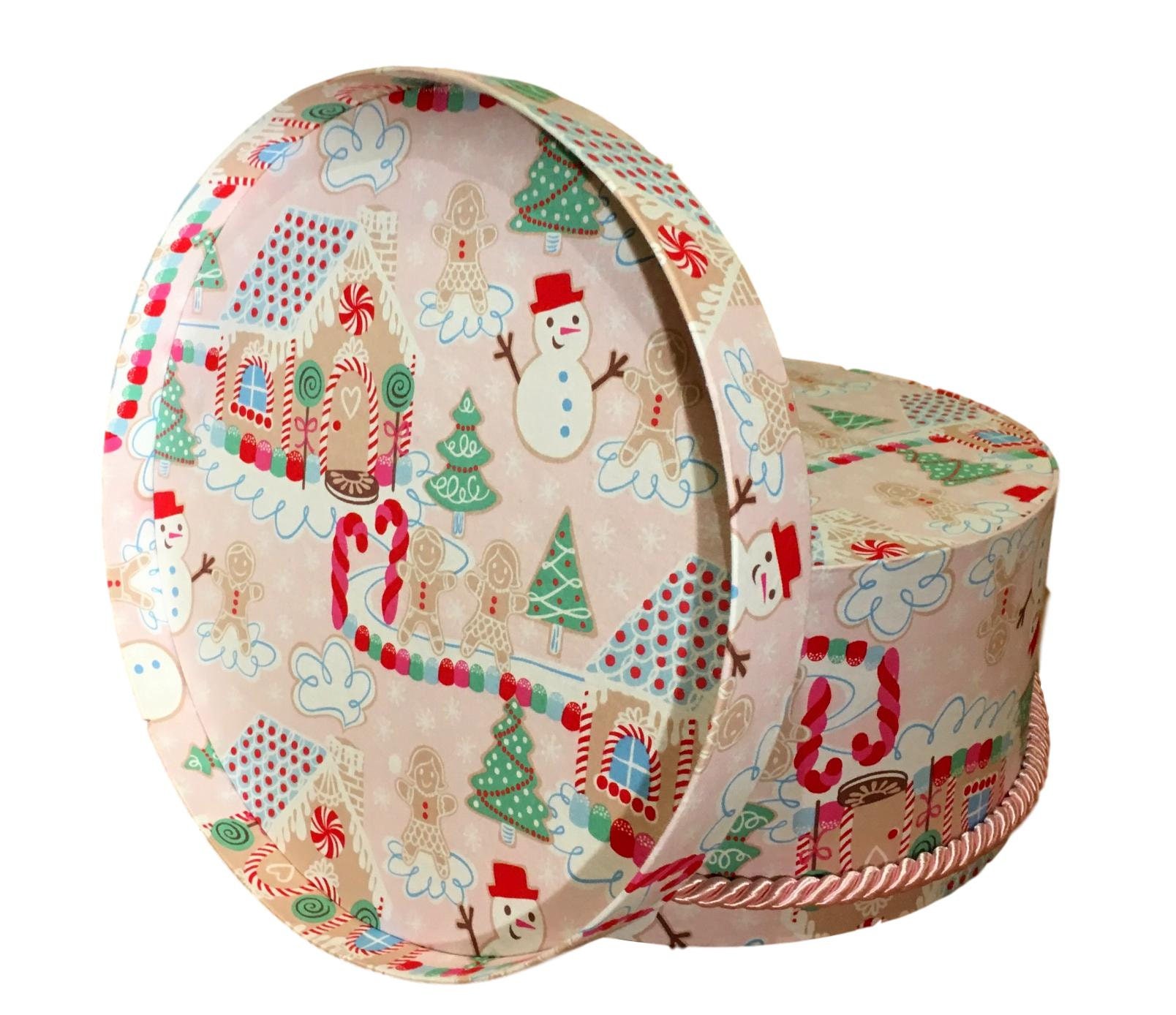 Pink Christmas Hat Box, Keepsake Ornament Box, Night Before Christmas ...