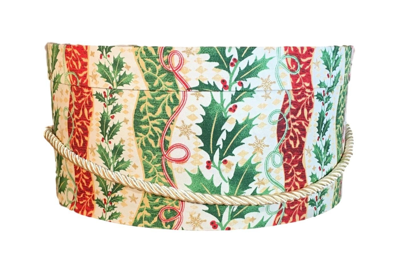 Christmas Hat Box, Keepsake Ornament Box