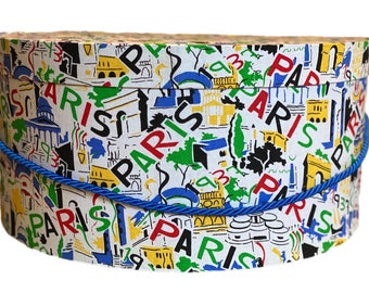 Paris Hat Box | Etsy