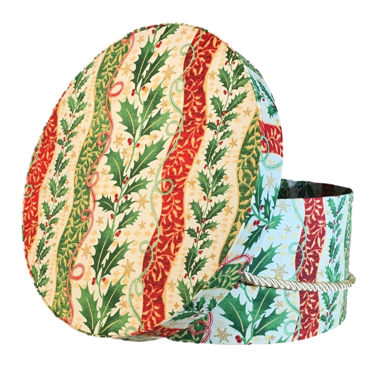 Christmas Hat Box, Keepsake Ornament Box