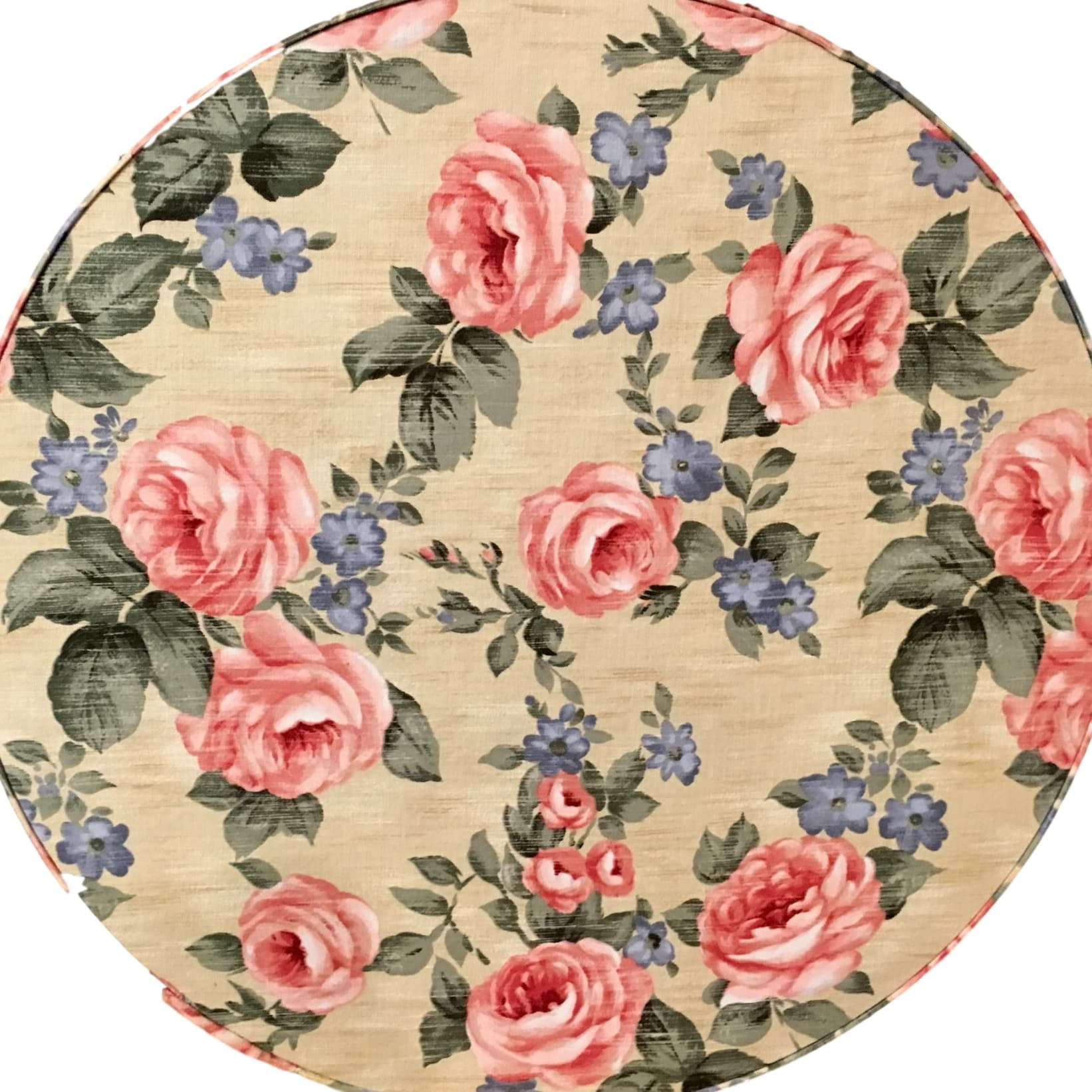 Large 16” Hat Box in Pink Rose Floral, Hat Boxes, Large Decorative ...