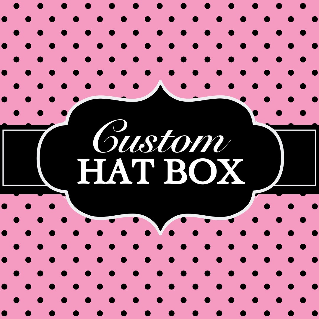 Custom Hat Box - Etsy
