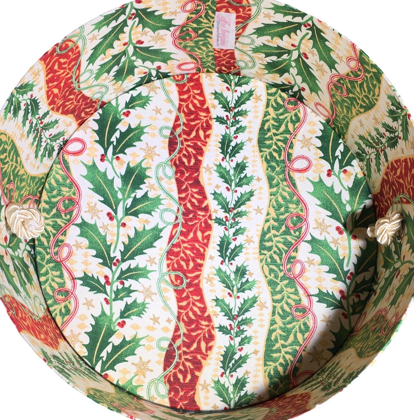 Christmas Hat Box, Keepsake Ornament Box