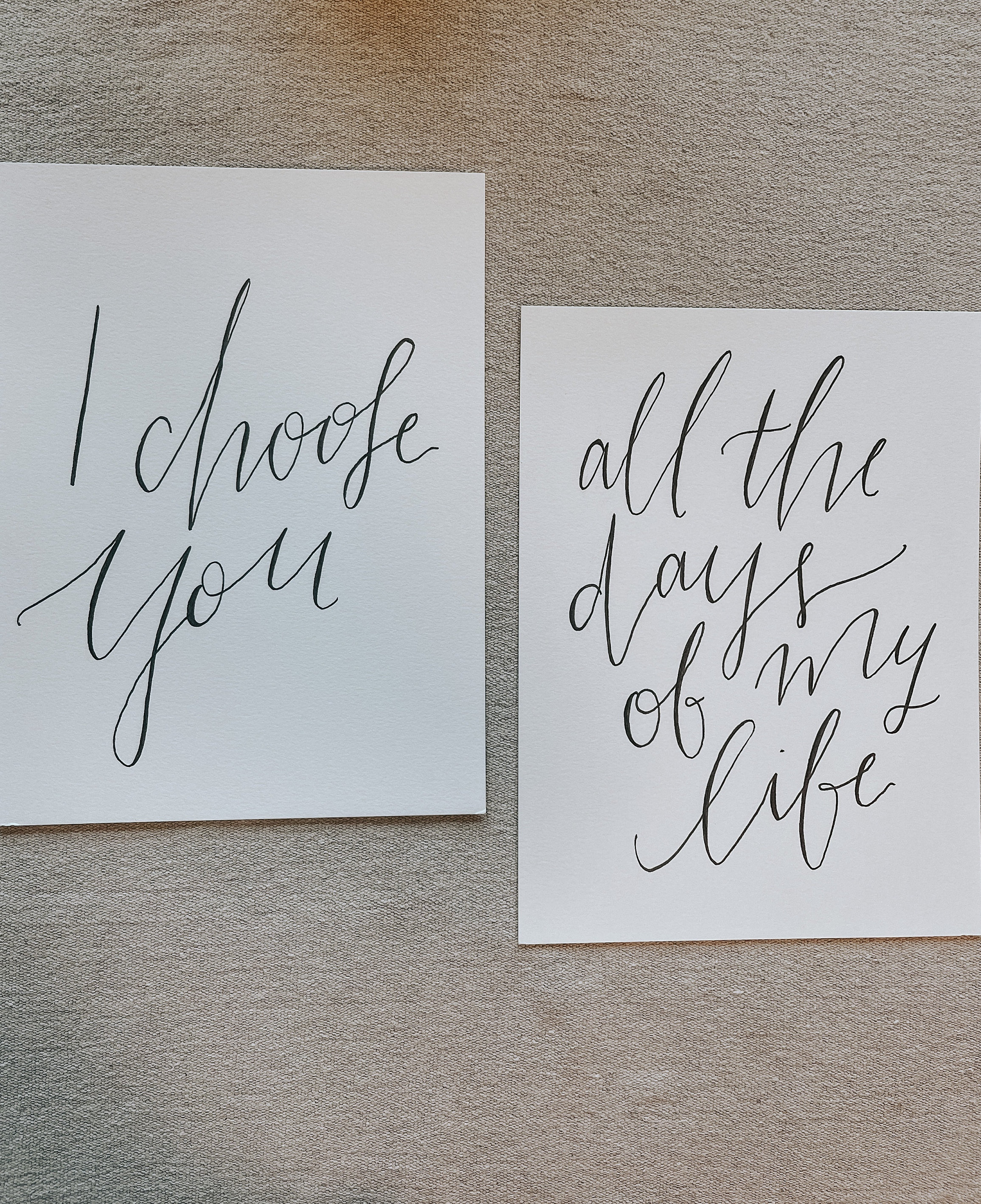 Custom Handwritten Print Paper Print Custom Calligraphy Quote - Etsy
