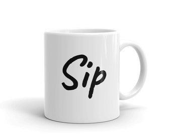 But First Sippy Sip White Coffee Mug Made to Order 15 Oz Mug - Etsy