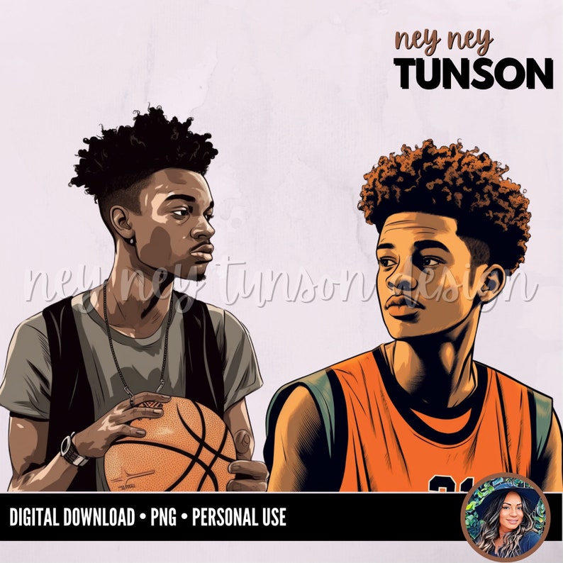 Young Ballers, African American Teen Boys, Basketball Player Clipart ...