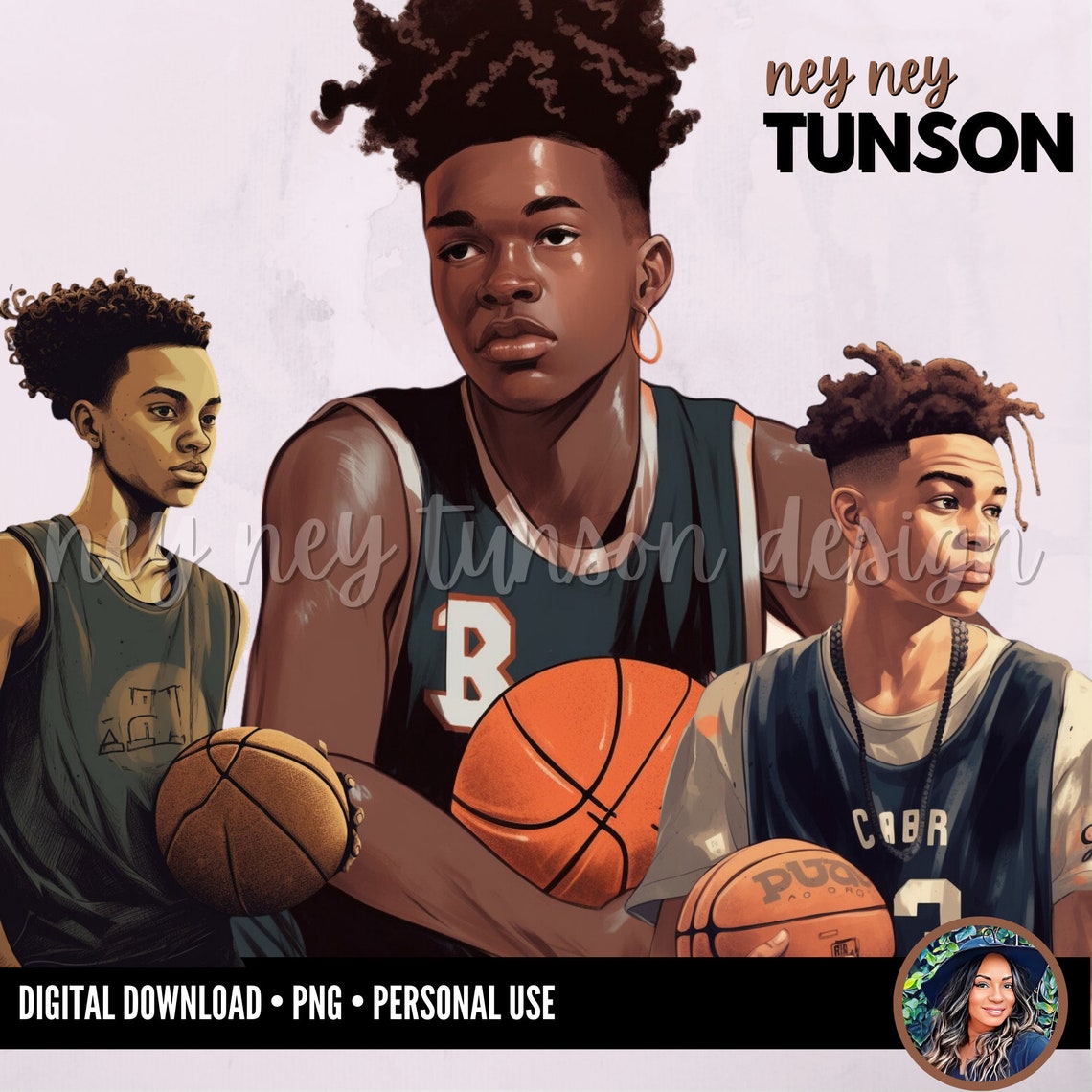 Young Ballers, African American Teen Boys, Basketball Player Clipart ...