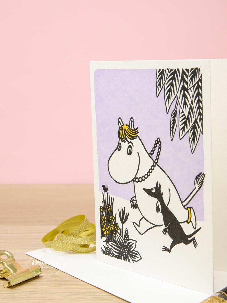 Snorkmaiden & Snufkin Friendship Card - Moomin Birthday Card - Moomin ...