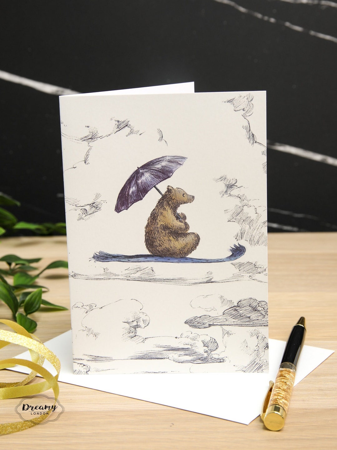 Funny Bear Greetings Card for All Occasion - Bear Birthday Card - Bear ...