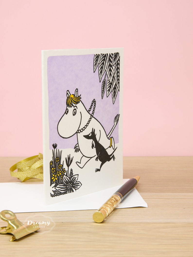 Snorkmaiden & Snufkin Friendship Card - Moomin Birthday Card - Moomin ...
