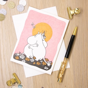 Moomin Love Card Moomin Card Cute Moomin Romantic Hug Card for Wife ...