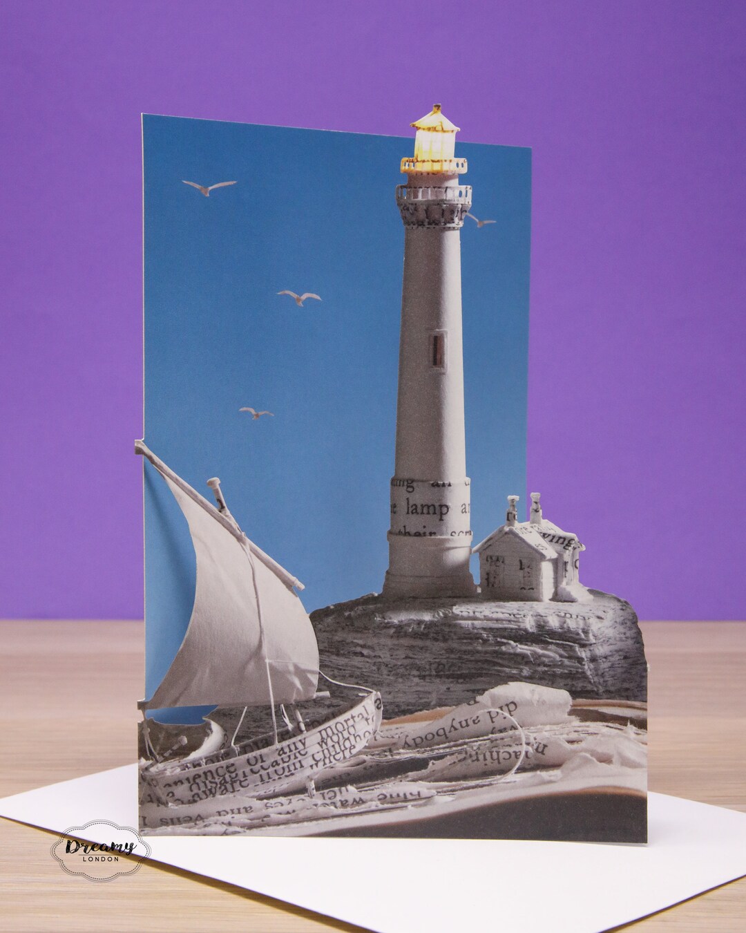 Laser Cut Boat Greetings Card for All Occasions - Sailing Card Gift for ...