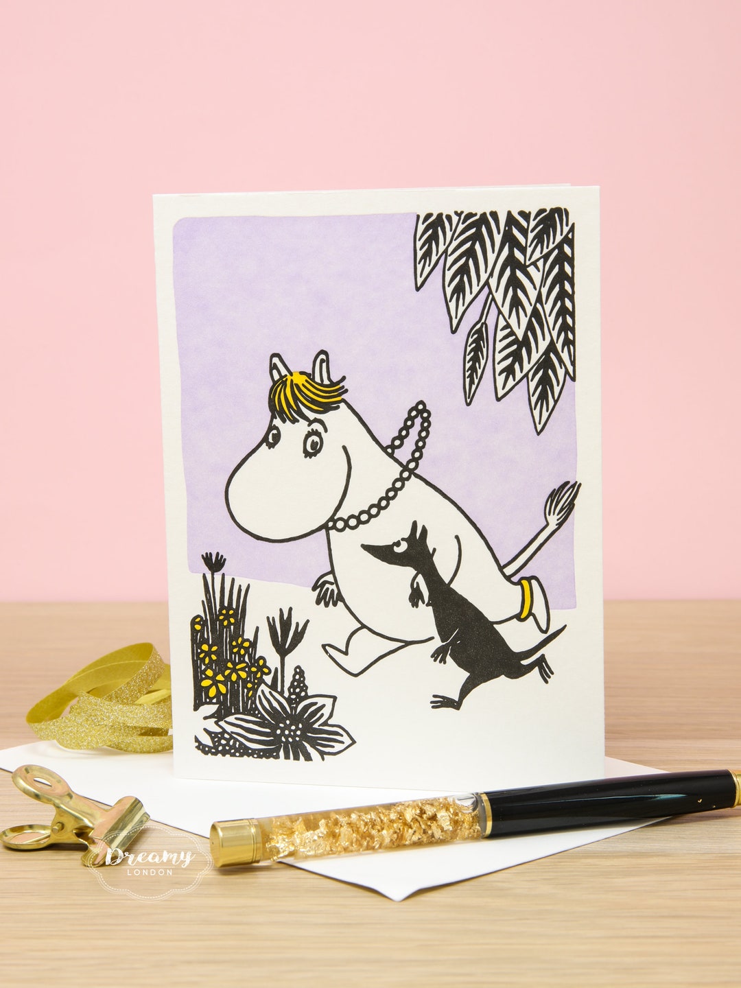 Snorkmaiden & Snufkin Friendship Card - Moomin Birthday Card - Moomin Poster Thank You Card - Etsy