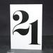 Bold Font 21st Birthday Card – Milestone Card for Him and Her and ...