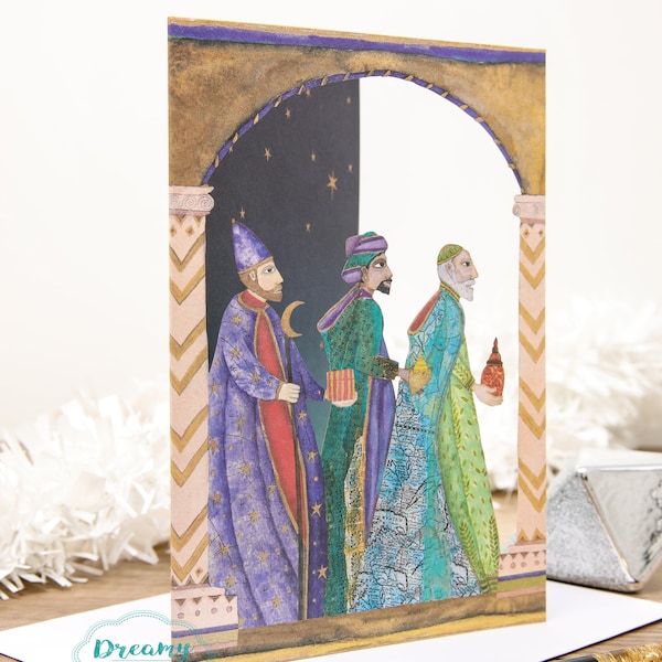 Three Kings Card - Etsy