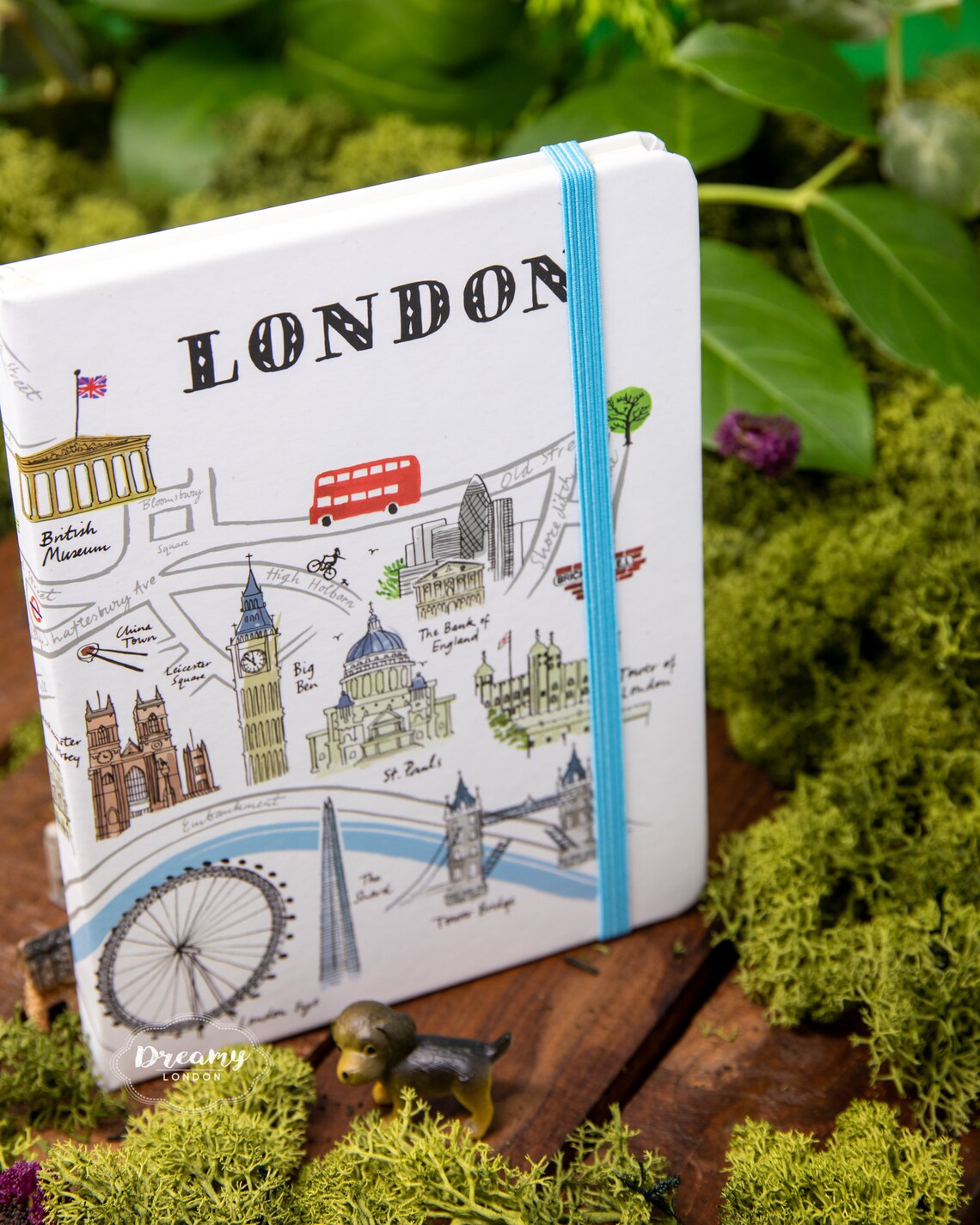 Map of London A5 Lined Notebook London Art Hardback Journal | Etsy UK