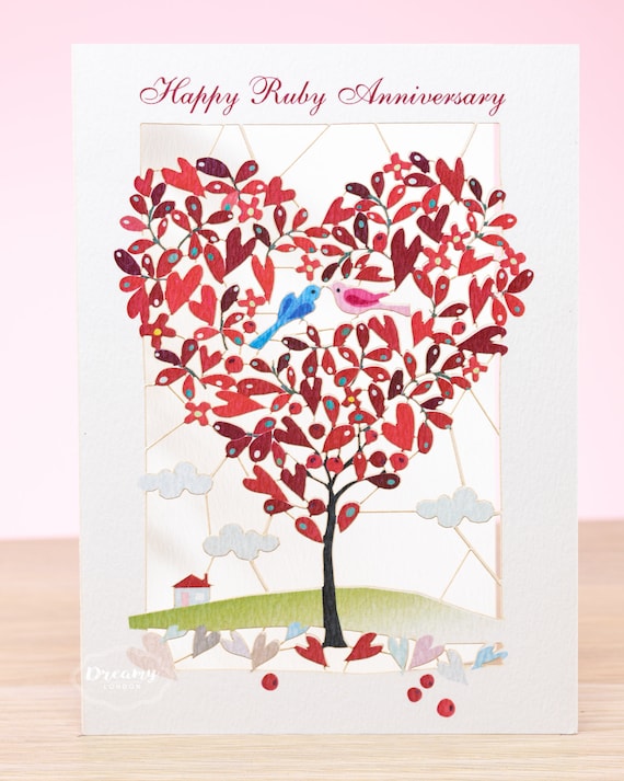 Happy 40th Anniversary Cards