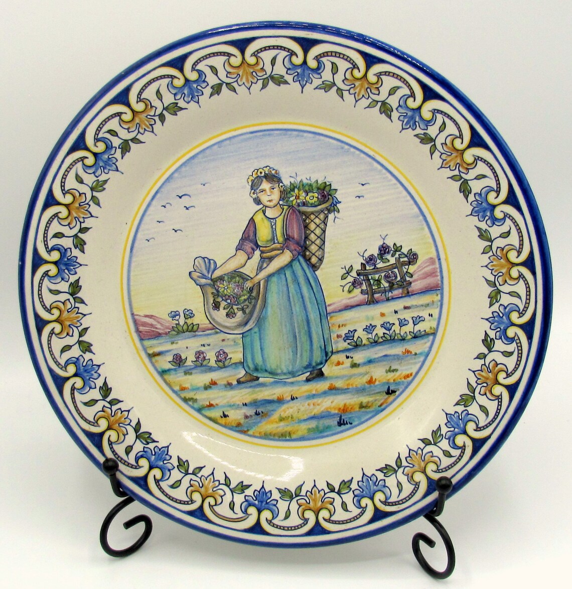 Set of Four Grazia Deruta Italian Majolica Hand Painted Italy - Etsy