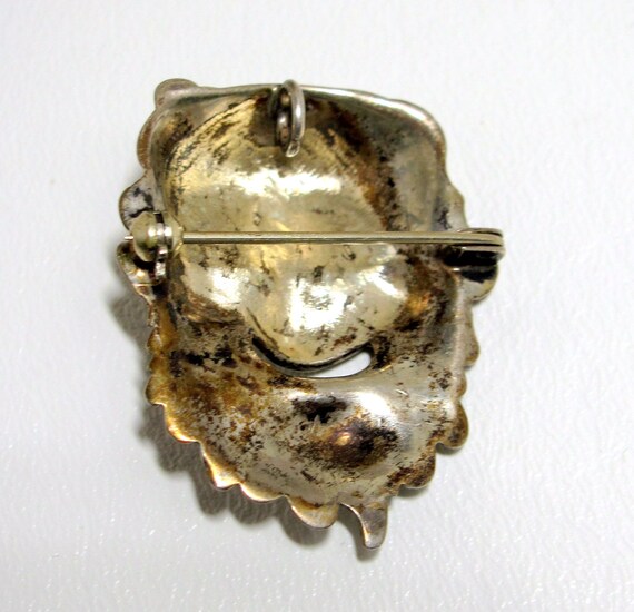 Vintage Detailed Figural Joyful Laughing Old Man Face… - Gem