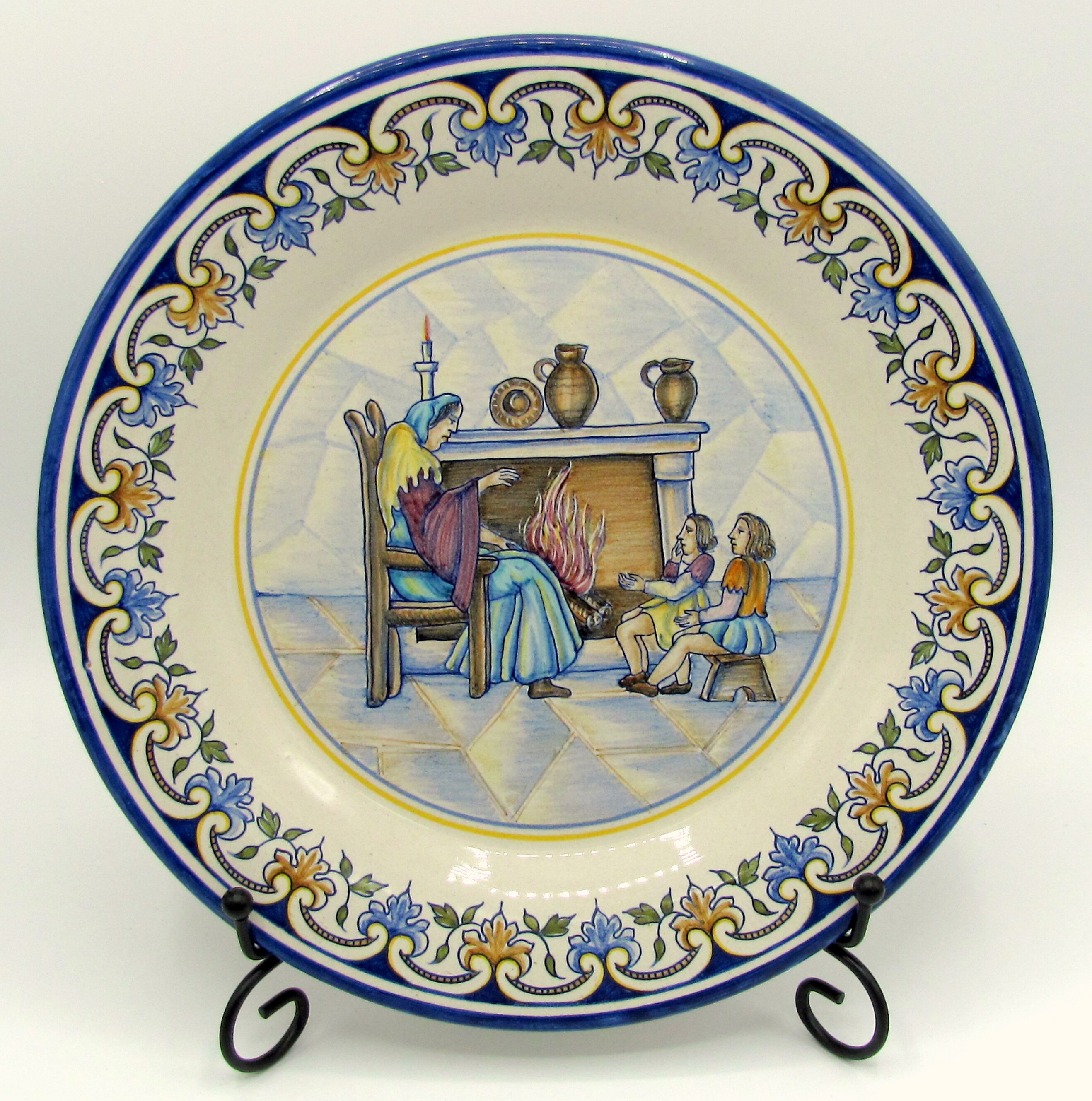 Set of Four Grazia Deruta Italian Majolica Hand Painted Italy - Etsy