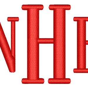 SALE** Roman Monogram Embroidery Font 4 Sizes Machine BX Embroidery ...