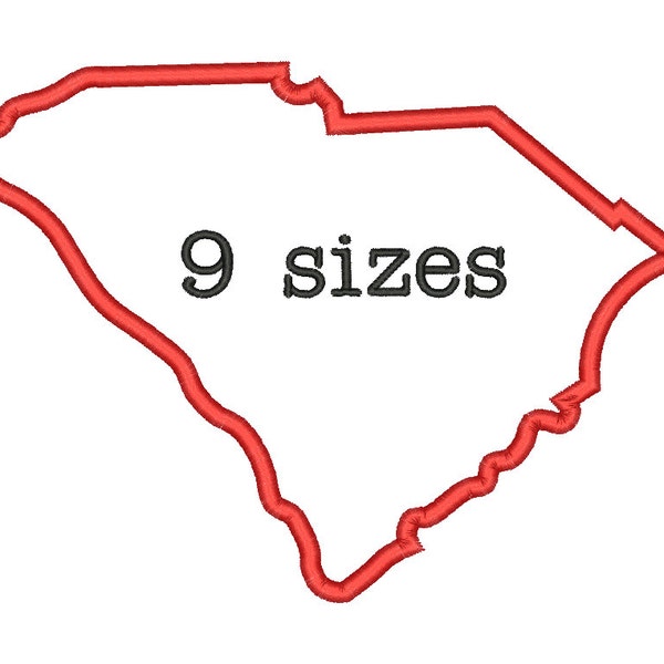 State Applique - Etsy