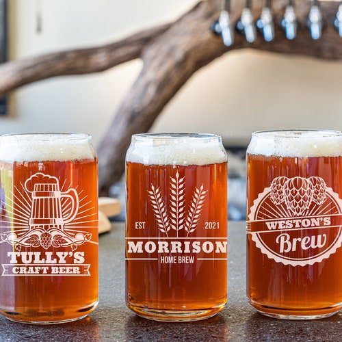 Personalized Printed Pint Photo Glass Custom Beer Glass | Etsy