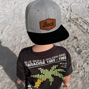 Personalized Kids Patch Hat, Kids Snapback Hat, Toddler Trucker Hat ...