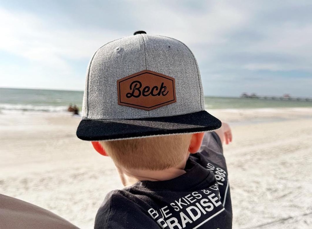 Custom Baby Hat With Patch, Kids Snap Back Hat, Toddler Trucker Hat ...