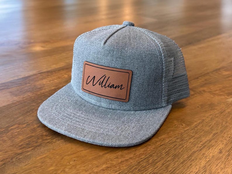 Personalized Kids Patch Hat, Kids Snapback Hat, Toddler Trucker Hat ...