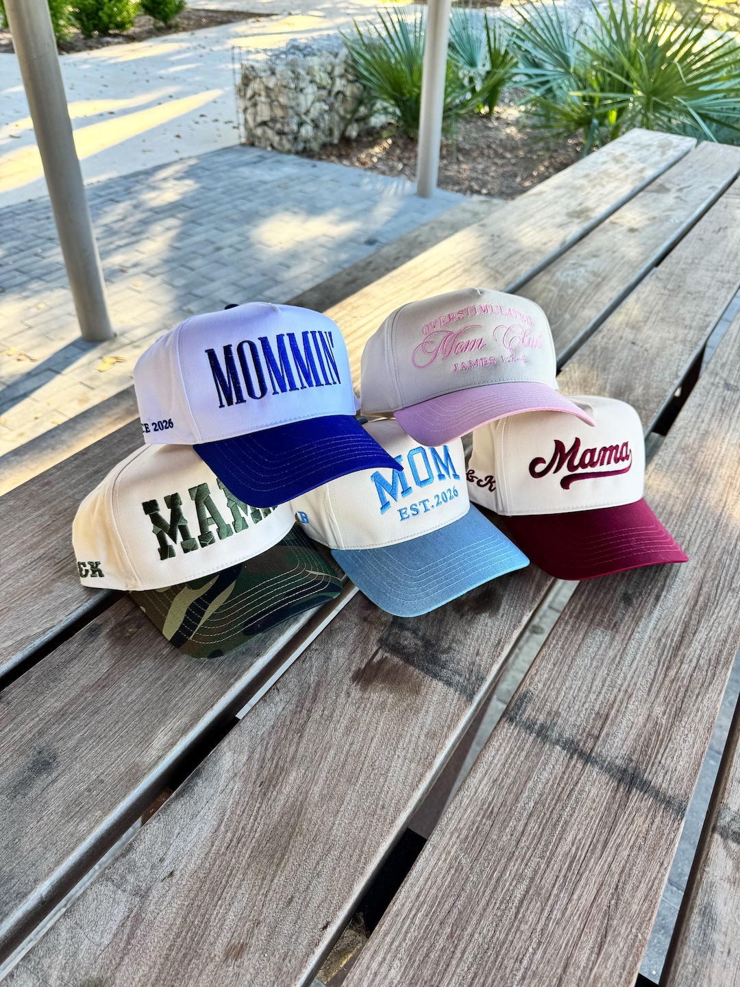 Embroidered Mom Hat, Personalized Hat for Moms, Mama Hat, Trendy Hat ...