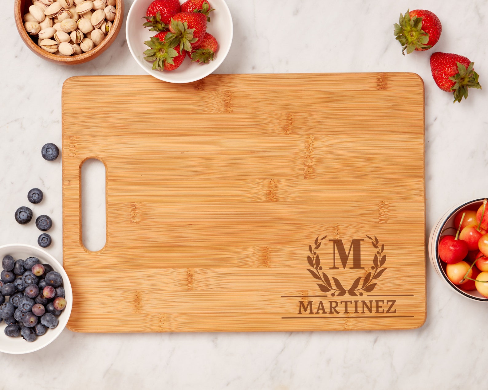 Custom Cutting Board Engraved Bamboo Wedding Cutting Board - Etsy