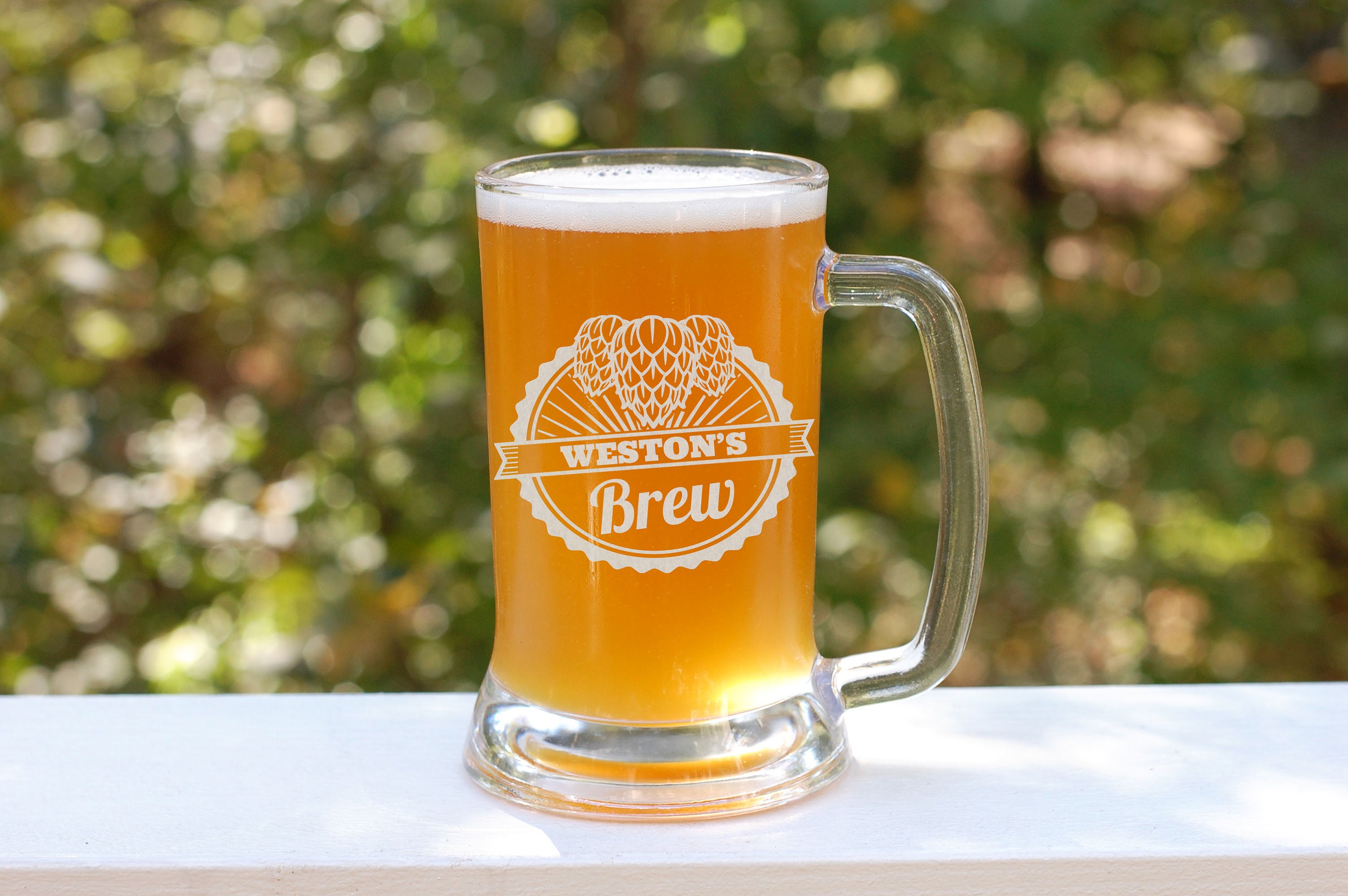 Personalized Beer Stein Gift for Him Groomsman Beer Glass - Etsy