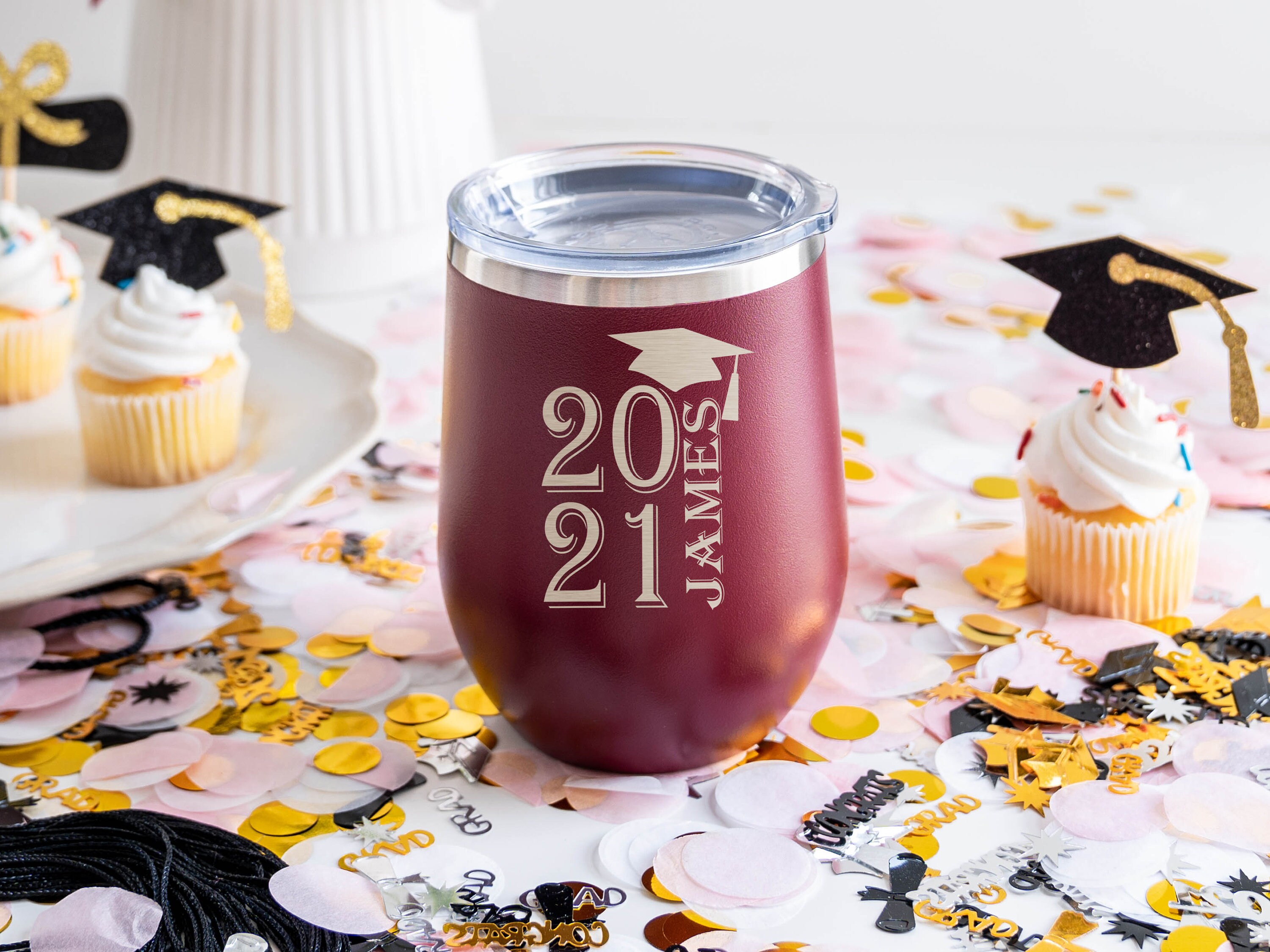 Graduation Gift Personalized Graduation Gift Stemless Wine | Etsy