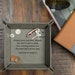 Empty Your Pockets Daddy Tray, Personalized Gift for Dad, Custom Valet ...