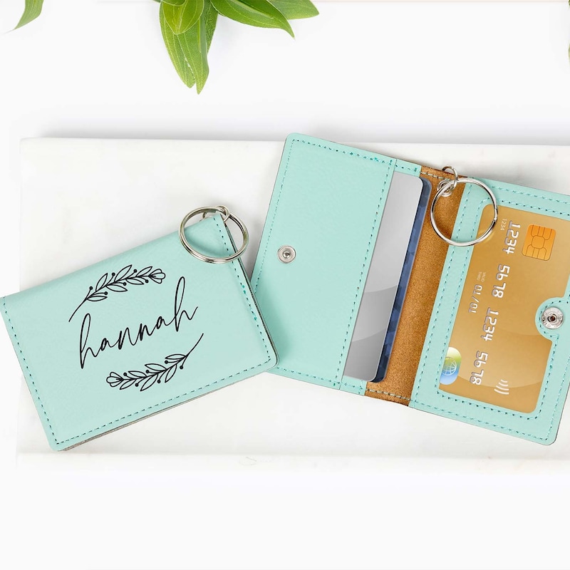 Keychain Card Holder - Etsy