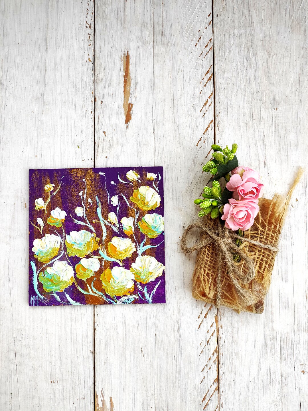 Kleines abstraktes Bild kleines abstraktes Bild kleines - Etsy.de