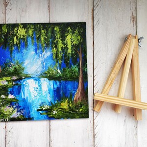 Louisiana Painting Original Oil Painting on Canvas Cypress Tree Art ...