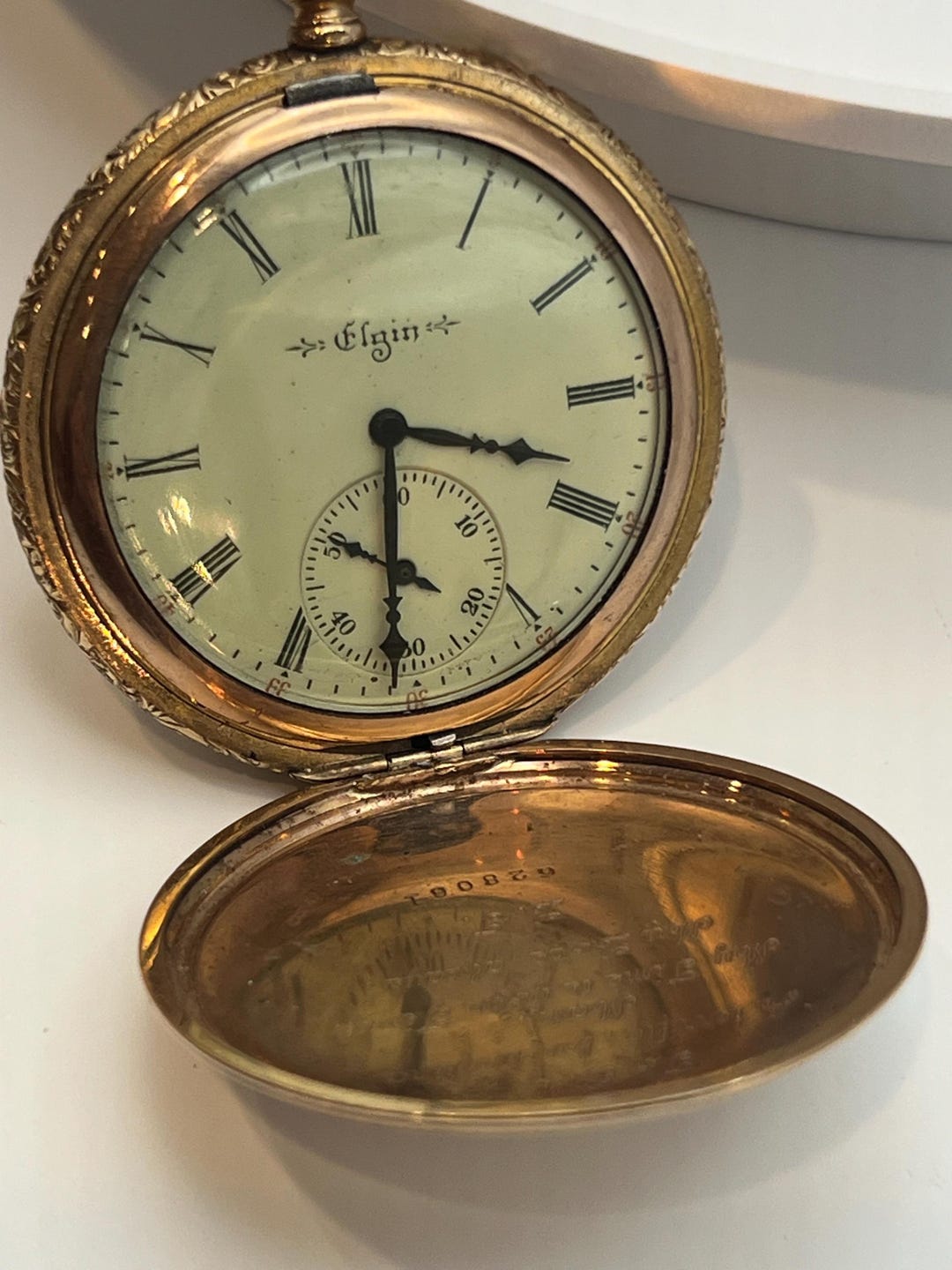 This is an Antique Elgin Open-face Pocket Watch. - Etsy