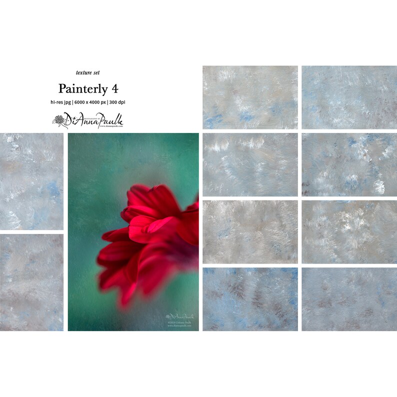 Painterly 4 Photoshop Texture Set, Painterly Texture, Photoshop ...