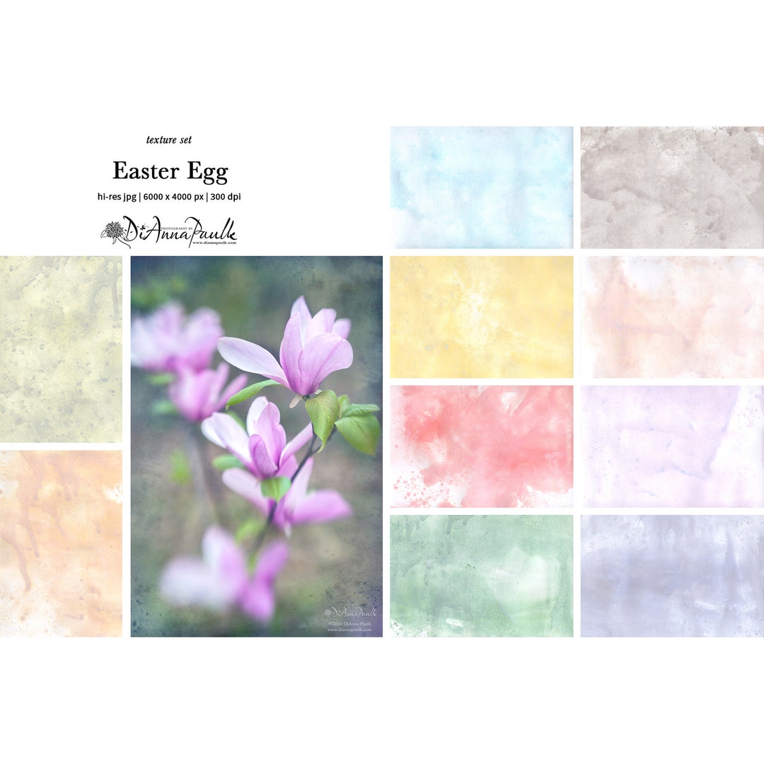 Easter Eggs Photoshop Texture Set, Photoshop Overlays, Digital ...