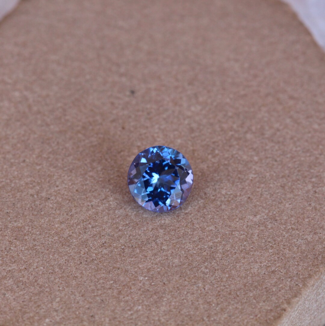 Tanzanite Round for a Ring or Pendent Whatever You'd Make Out of It ...