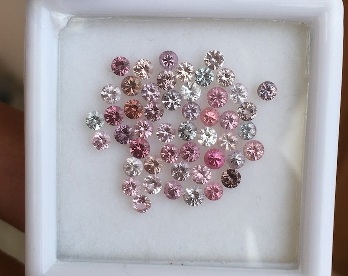 Loose Spinel Round Brilliant Cut| Multicolor Spinel| Multicolor ...
