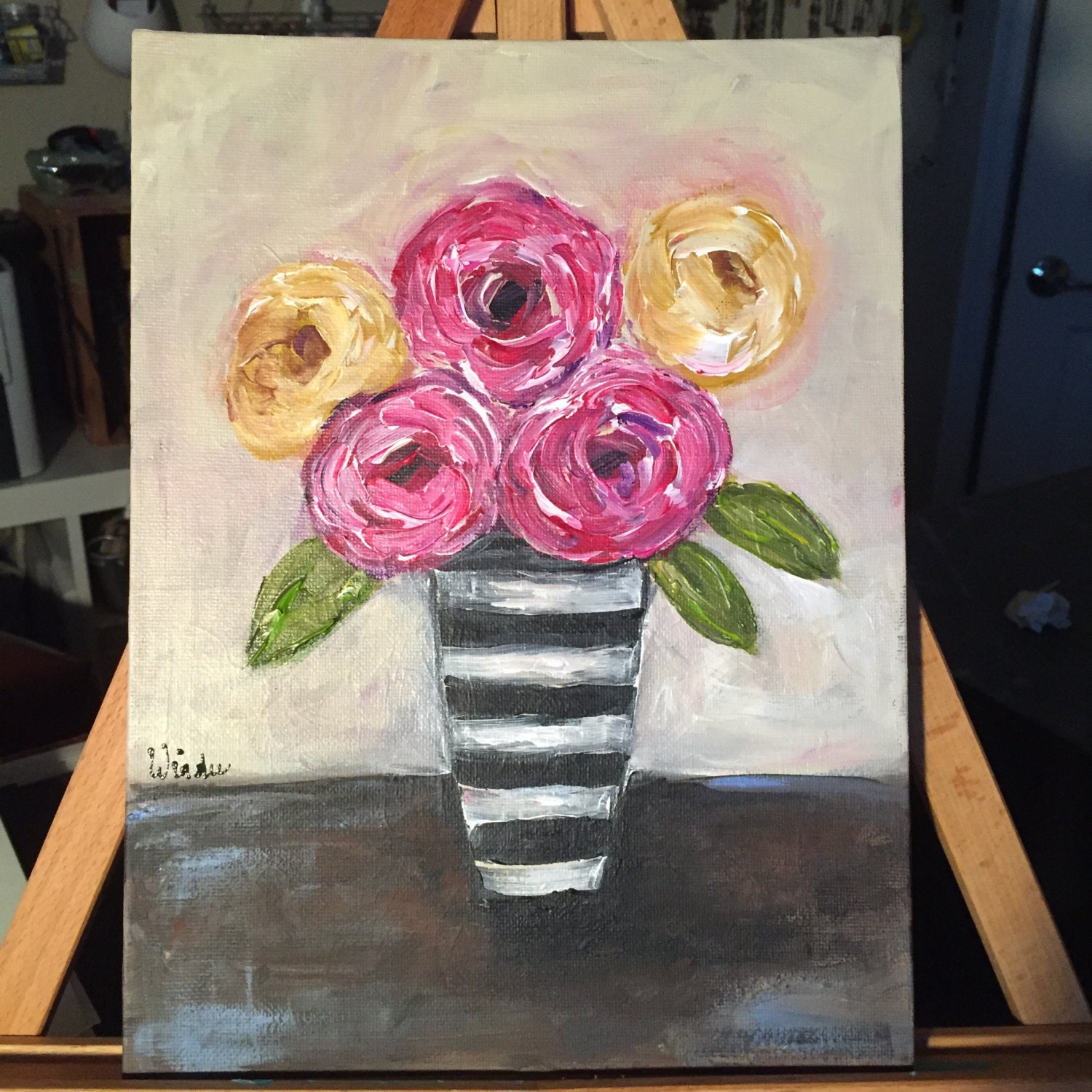 Abstract Floralmulti Color Flower Acrylic Flower Floral - Etsy