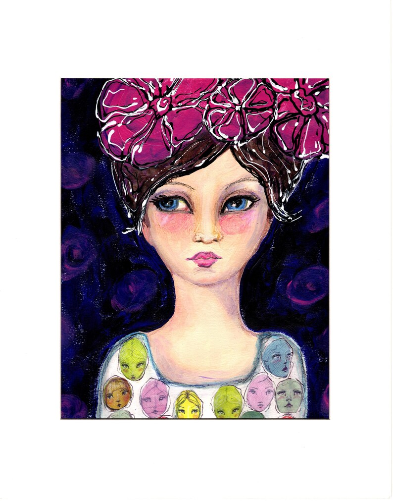 Whimsical Fairy Whimsical Faces Beautiful Faces Fairy Art - Etsy
