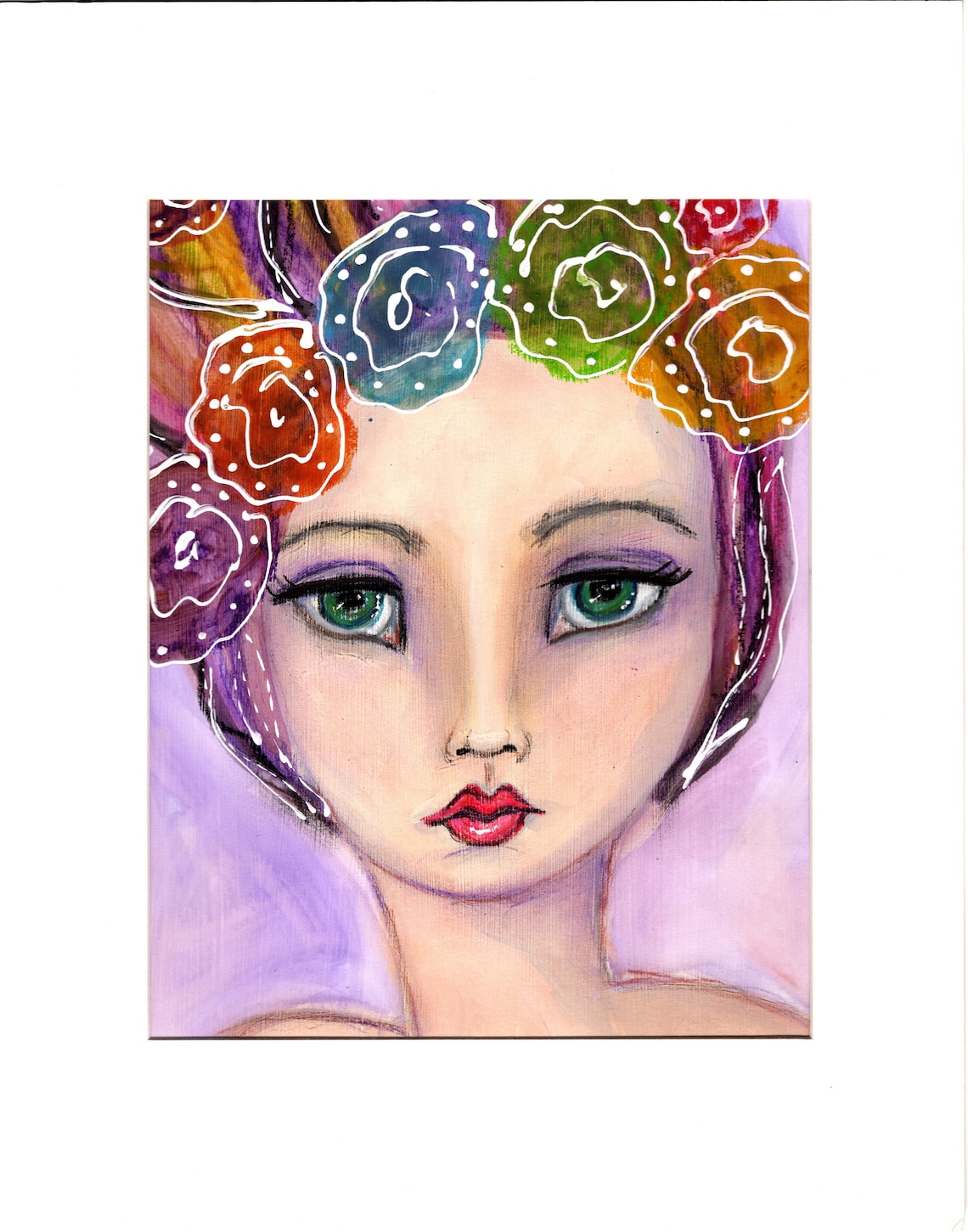 Whimsical Faces, Beautiful Faces, Fairy Art, Childrent Art, Art Prints ...