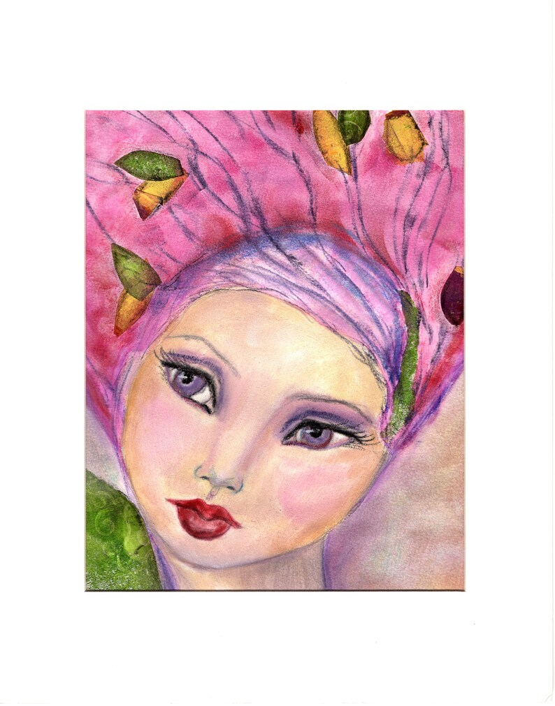 Whimsical Faces Beautiful Faces Fairy Art Childrent Art - Etsy